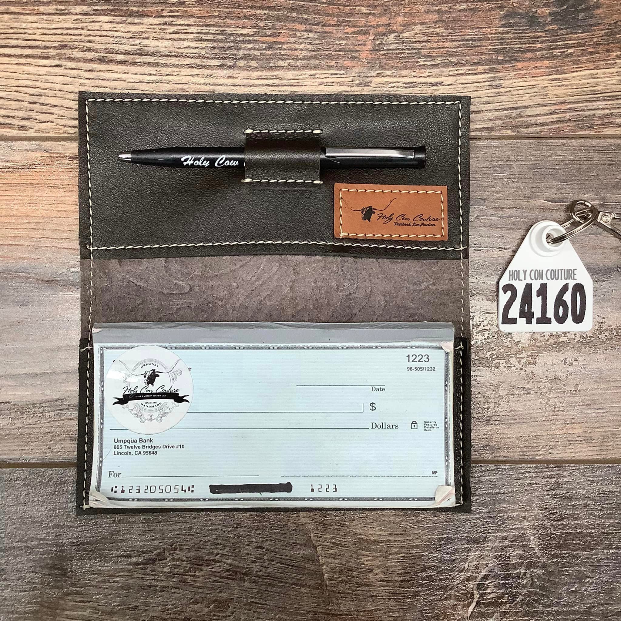 Checkbook Cover – Holy Cow Couture