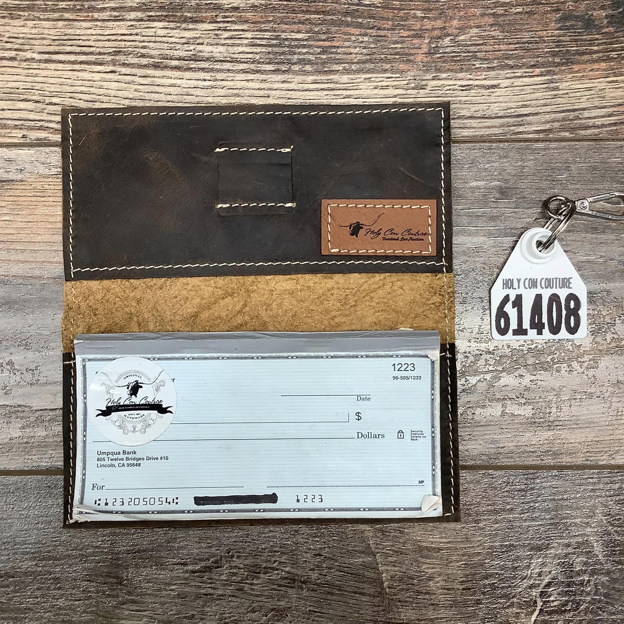 Checkbook Cover – Holy Cow Couture