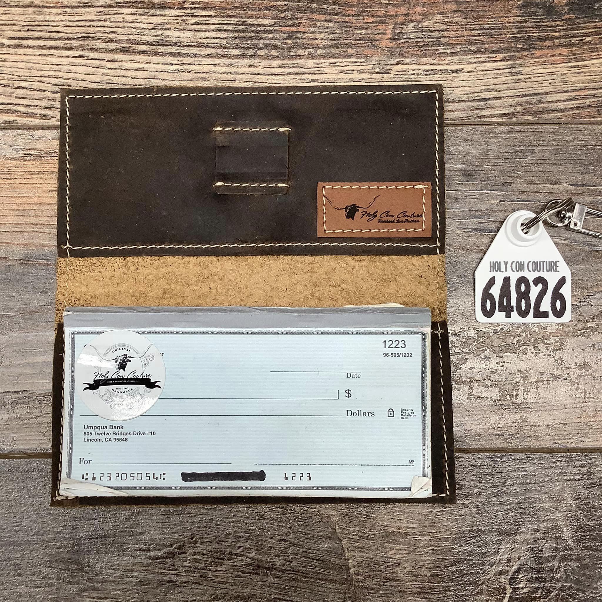 Checkbook Cover – Holy Cow Couture