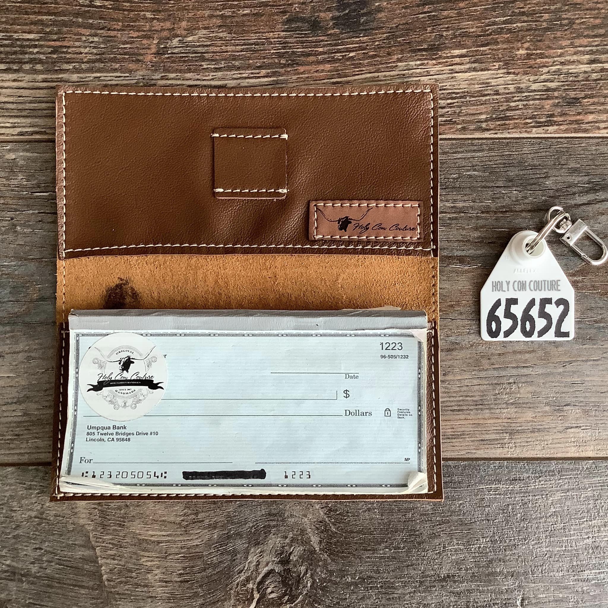 Checkbook Cover – Holy Cow Couture